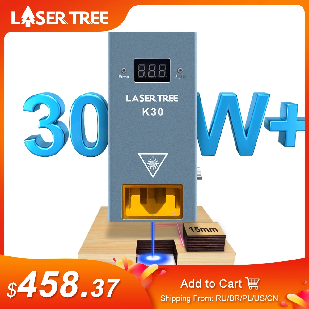 LASER-TREE-K30-30W-Optical-Power-Laser-Module-with-Air-Assist-6-Diodes ...