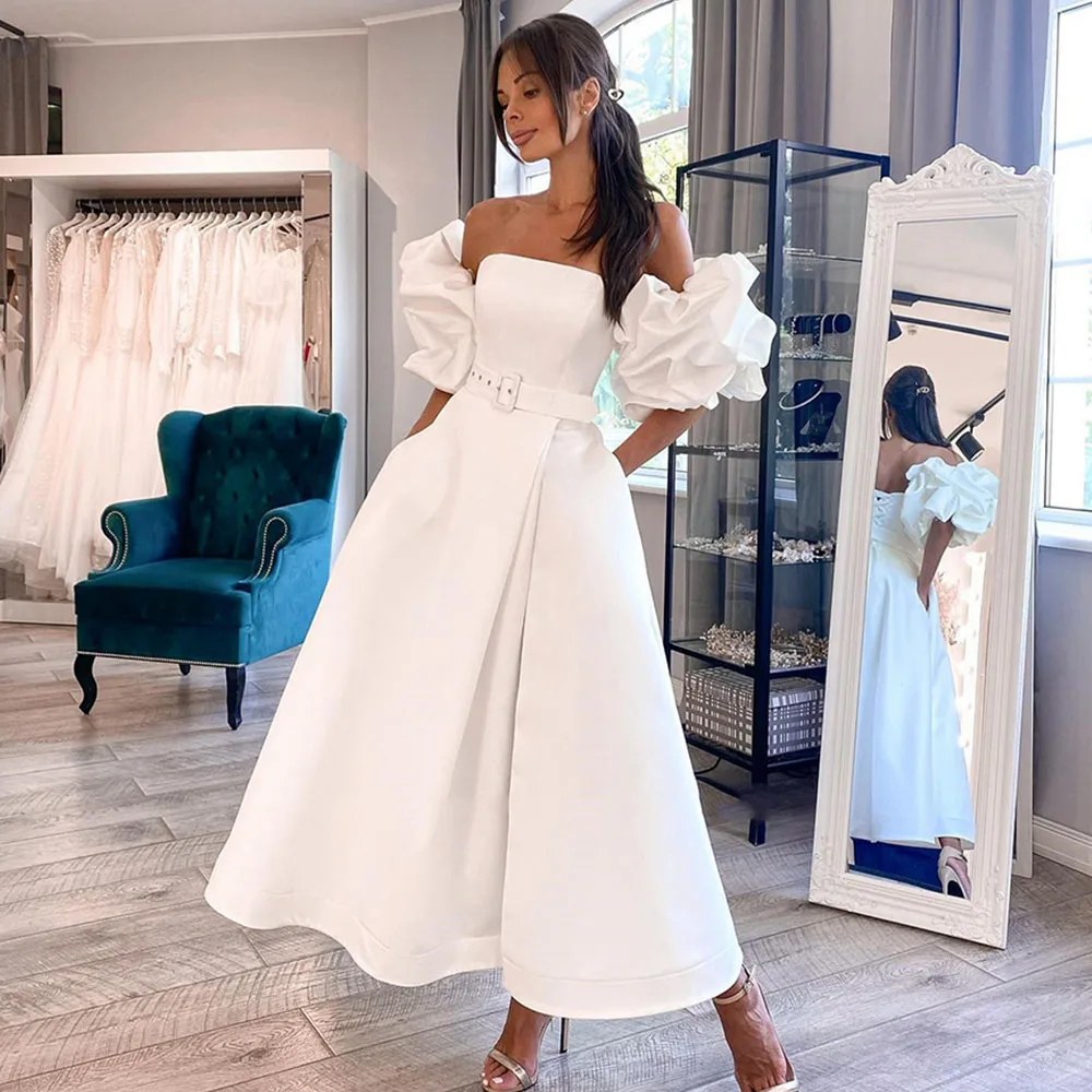 Simple Wedding Dresses With Color