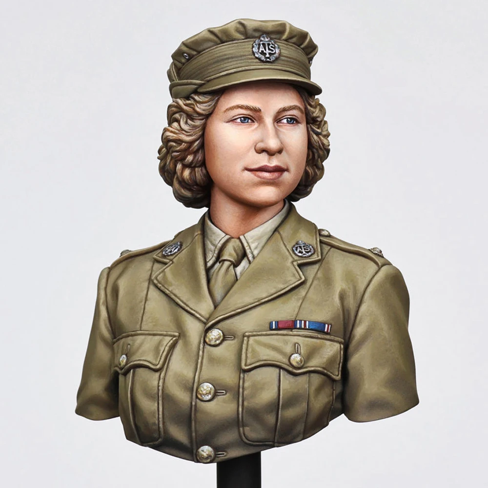 1-10-Princess-Elizabeth-Resin-Model-figure-Bust-GK-WWII-Military-Theme ...
