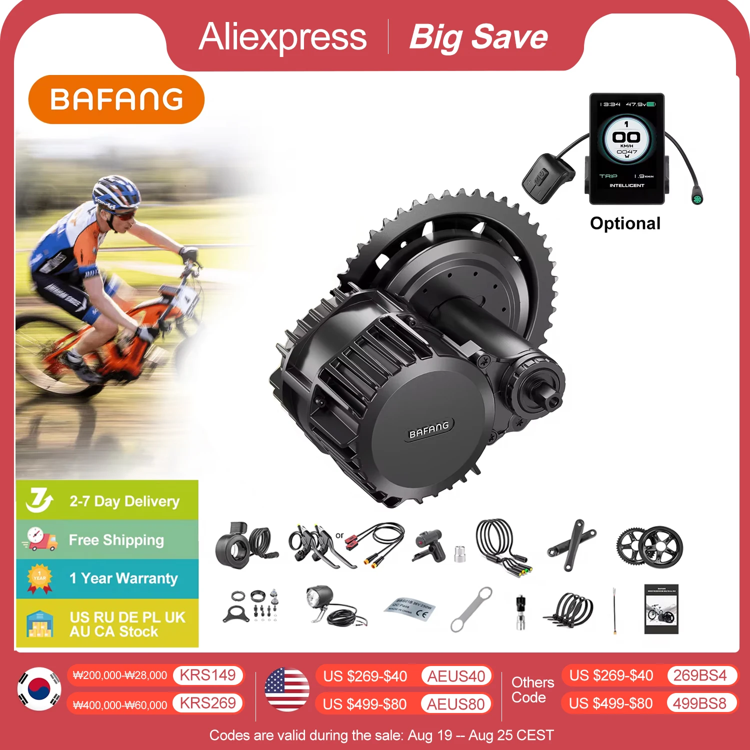 Bafang-Mid-Drive-Motor-Kit-1000W-750W-500W-250W-350W-Electric-Bicycle ...