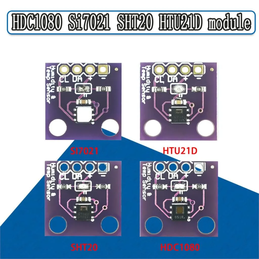 HDC1080-Si7021-SHT20-HTU21D-module-Low-Power-GY-213V-HDC1080-High-Accuracy-Digital-Humidity ...