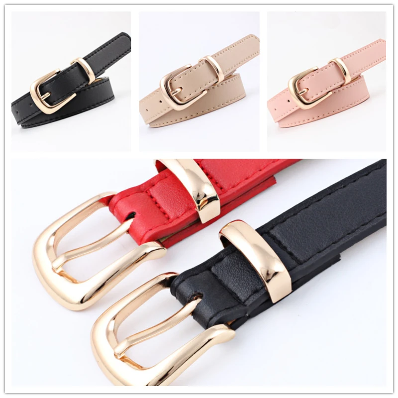 Women's Belts Jeans Pants Dress Girls Fashion PU Leather European style ...
