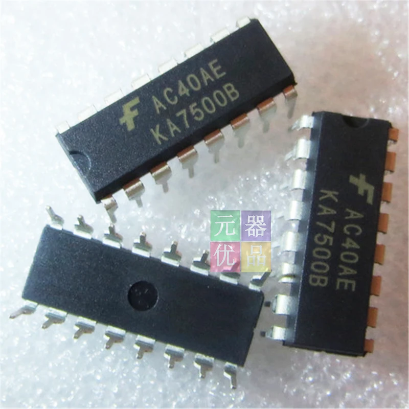 10 pçs/lote novo original ka7500b dip-16 in-line ka7500bd pwm chip de ...