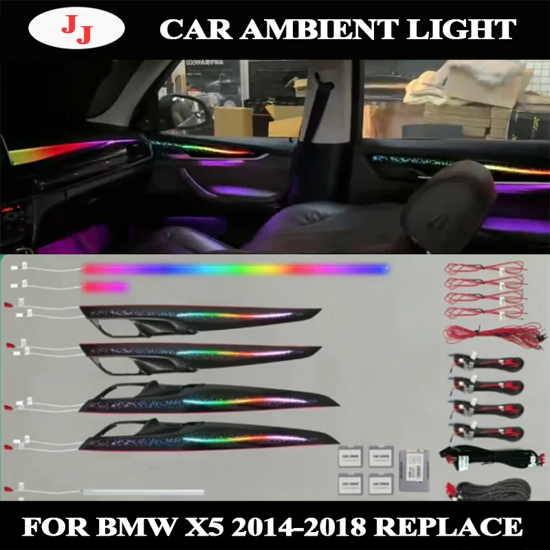 For-BMW-X5-X6-F16-F86-2014-2018-Dynamic-LED-Star-Ambient-Light-Car-Door ...