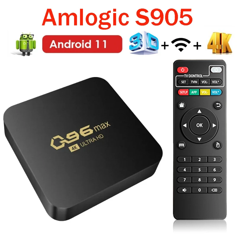 Q96-MAX-Smart-TV-Box-Android-11-Set-Top-Amlogic-S905L-Quad-Core-4G-WIFI ...
