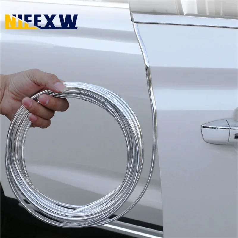 Chrome door edge trim store