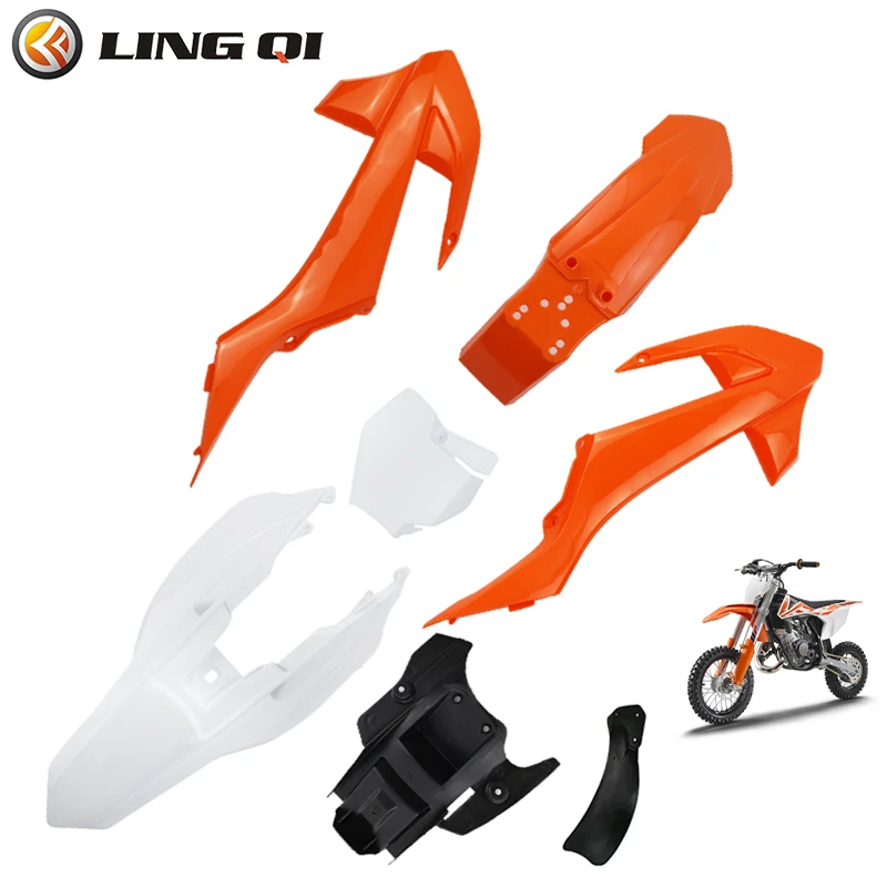 LING QI Motorcycle Plastic Cover Fairing Body Plastic Cover Kit Set ...