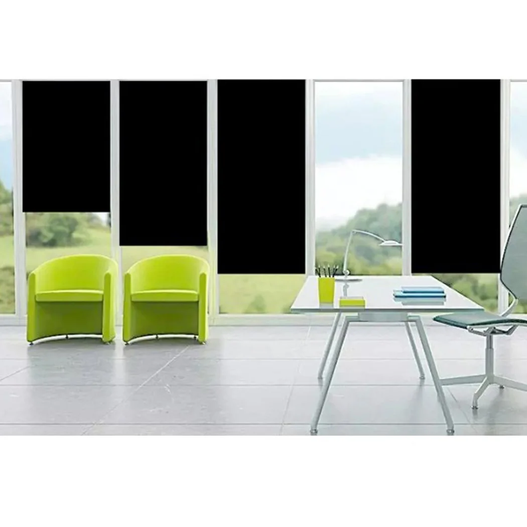 Glass-Film-Black-Opaque-Shading-Insulation-Film-Household-Window ...