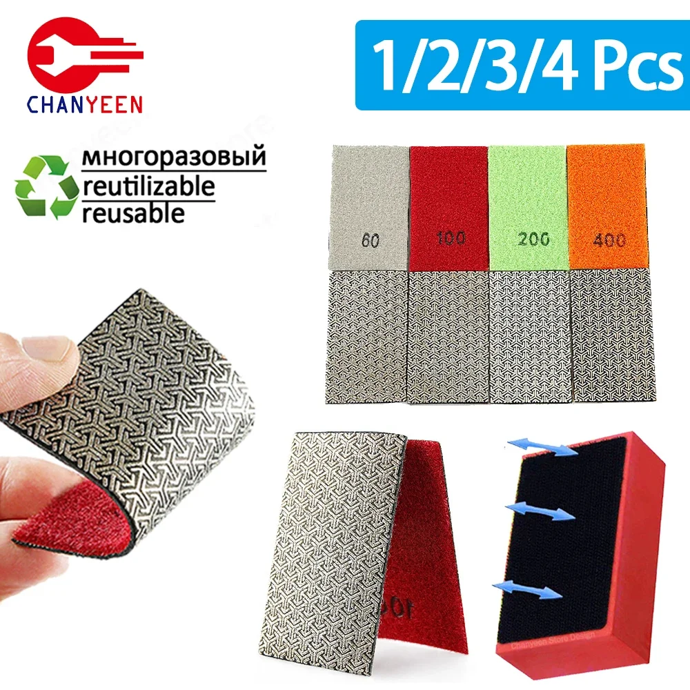 Replaceable-Diamond-Hand-Polishing-Pads-Tile-Glass-Abrasive-Grinding ...
