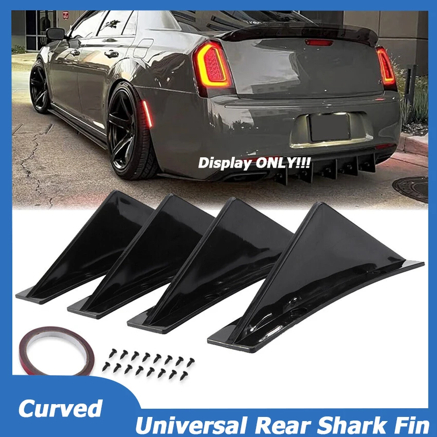 Universal-For-Chrysler-300-SRT-C-S-2000-2022-4PCS-Curved-Rear-Bumper ...