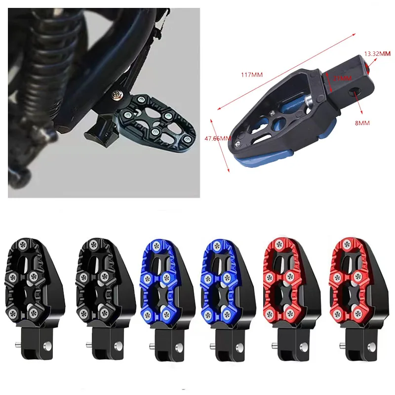 Universal-Aluminum-Alloy-Foot-Pedals-Angle-Adjustable-for-Motorcycle ...