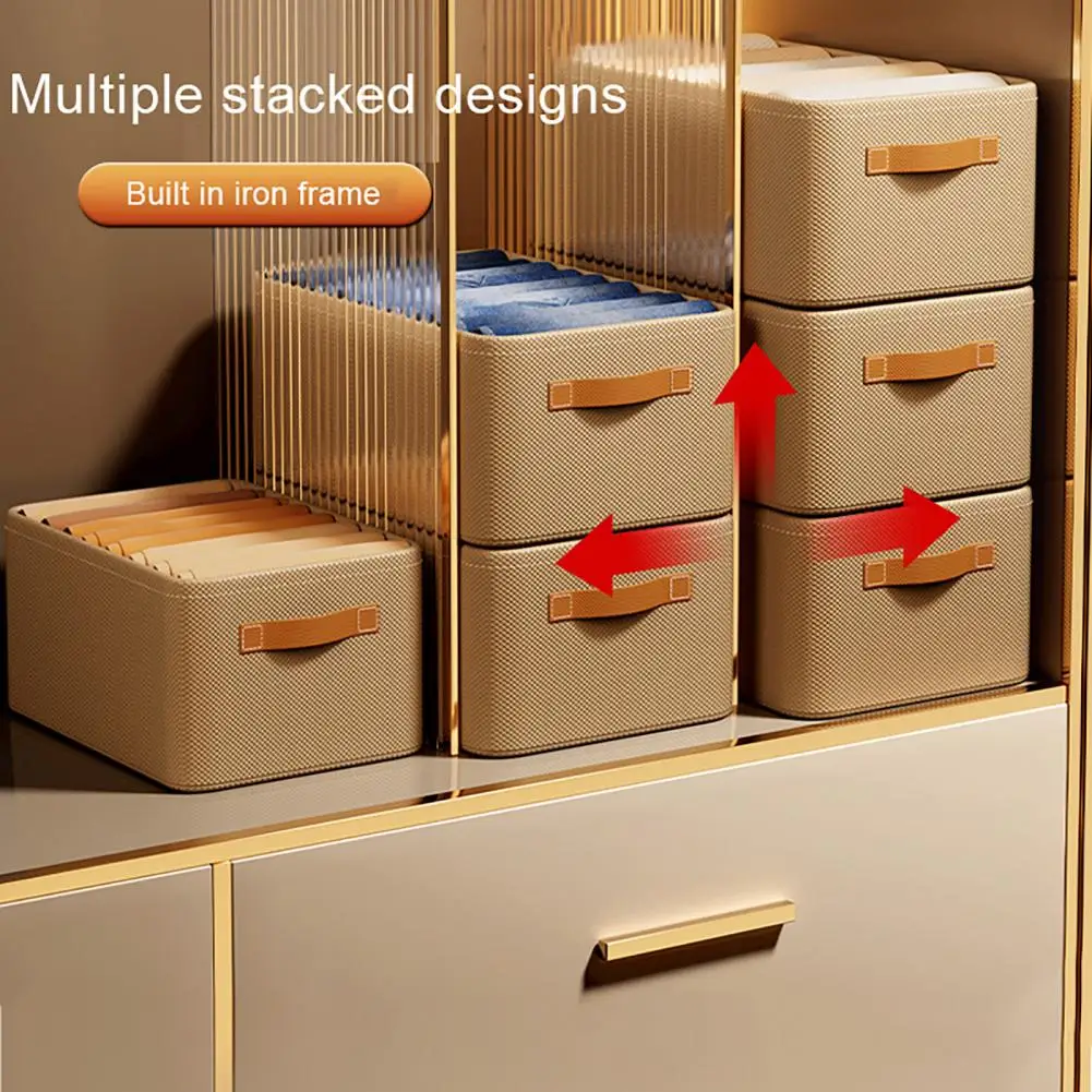 Versatile-Wardrobe-Storage-Capacity-Foldable-Clothes-Storage-Box-with ...