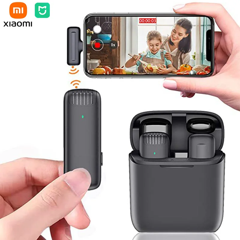 Xiaomi-Mijia-Drahtlose-Mikrofon-Mini-Tragbare-Audio-Video-Aufnahme-Mic ...