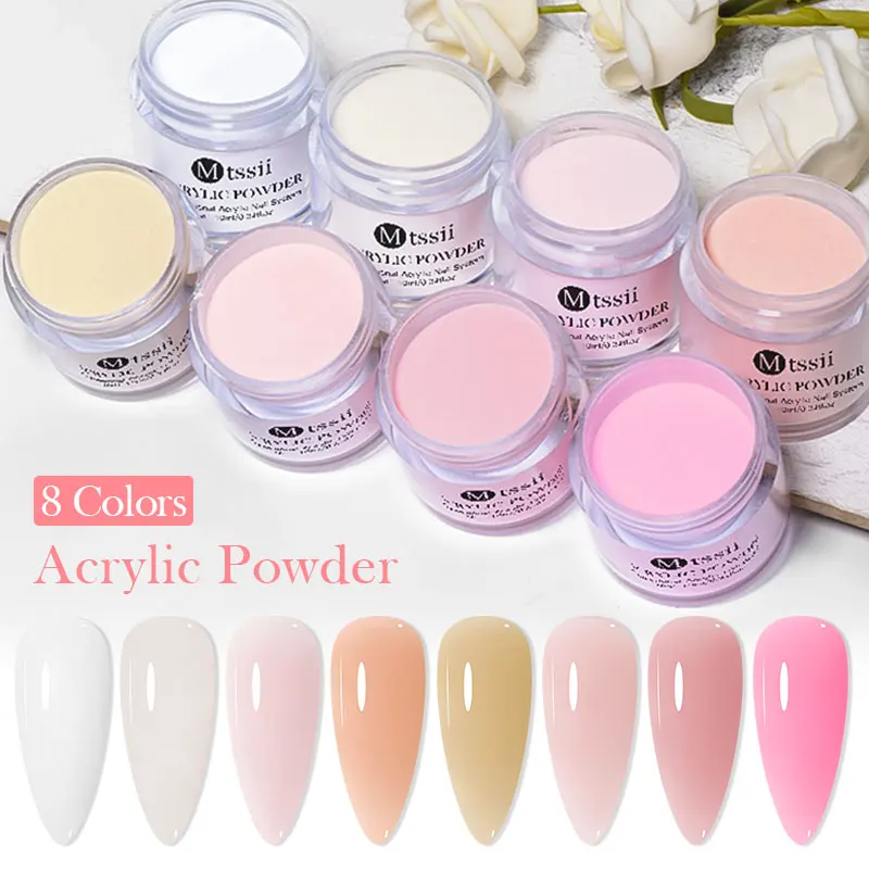 Mtssii-10G-Acryl-Poeder-Roze-Helder-Wit-Acryl-Nagels-Professioneel ...