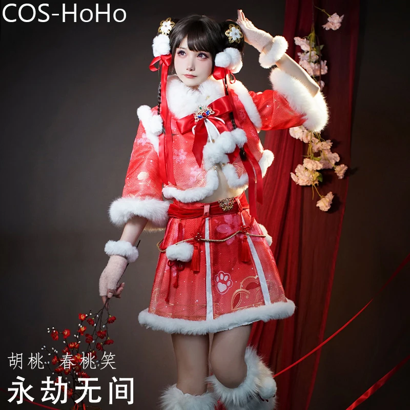 COS-HoHo-Naraka-Bladepoint-Hu-Tao-Spring-Peach-Smile-New-Year-Game-Suit ...