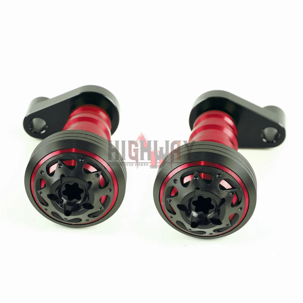 Motorcycle Cnc Aluminum Frame Slider Anti Crash Pads Protector Falling ...