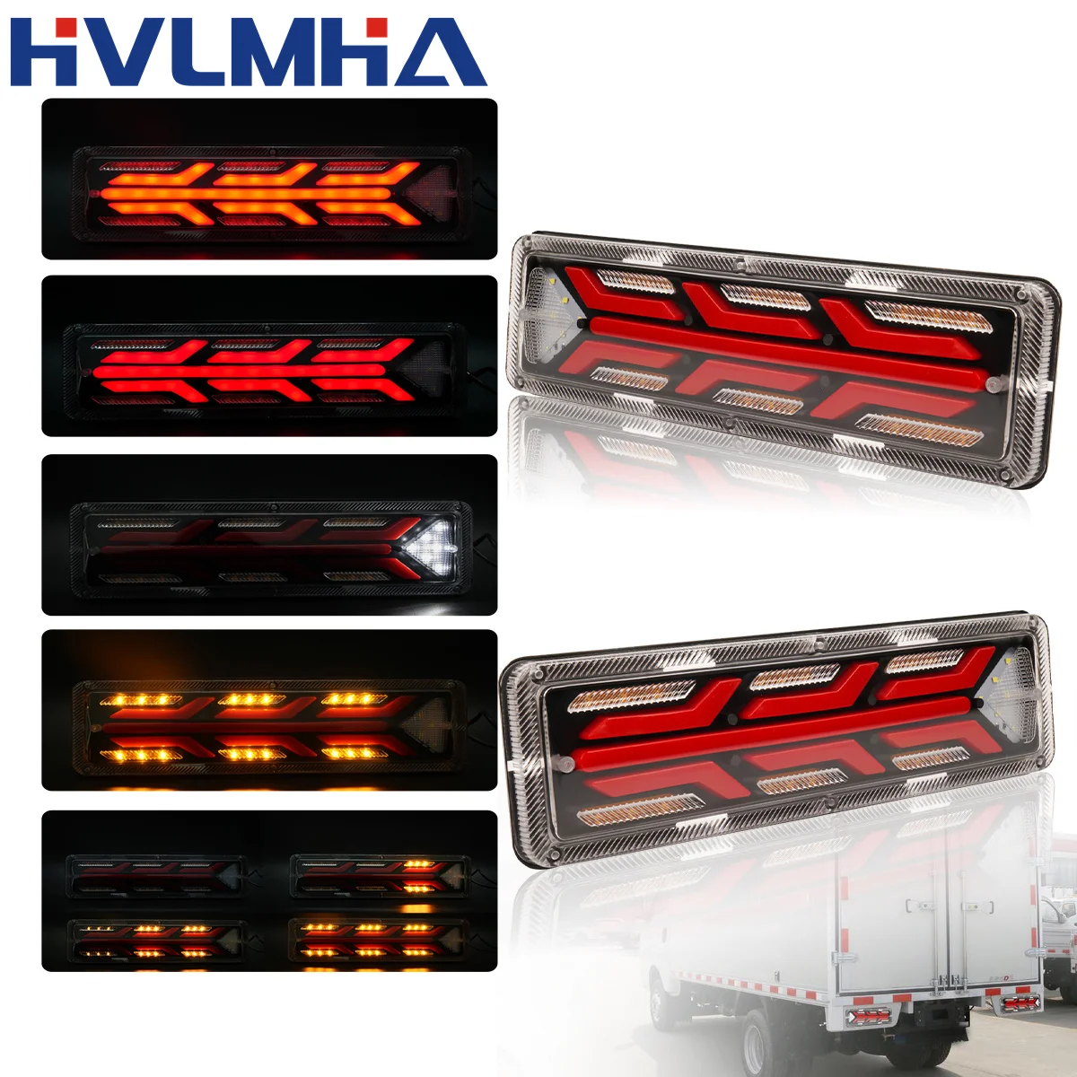 2Pcs-LED-Tail-Lights-Trailer-Rear-Flashlight-12V-24V-Truck-Rear-Lights ...