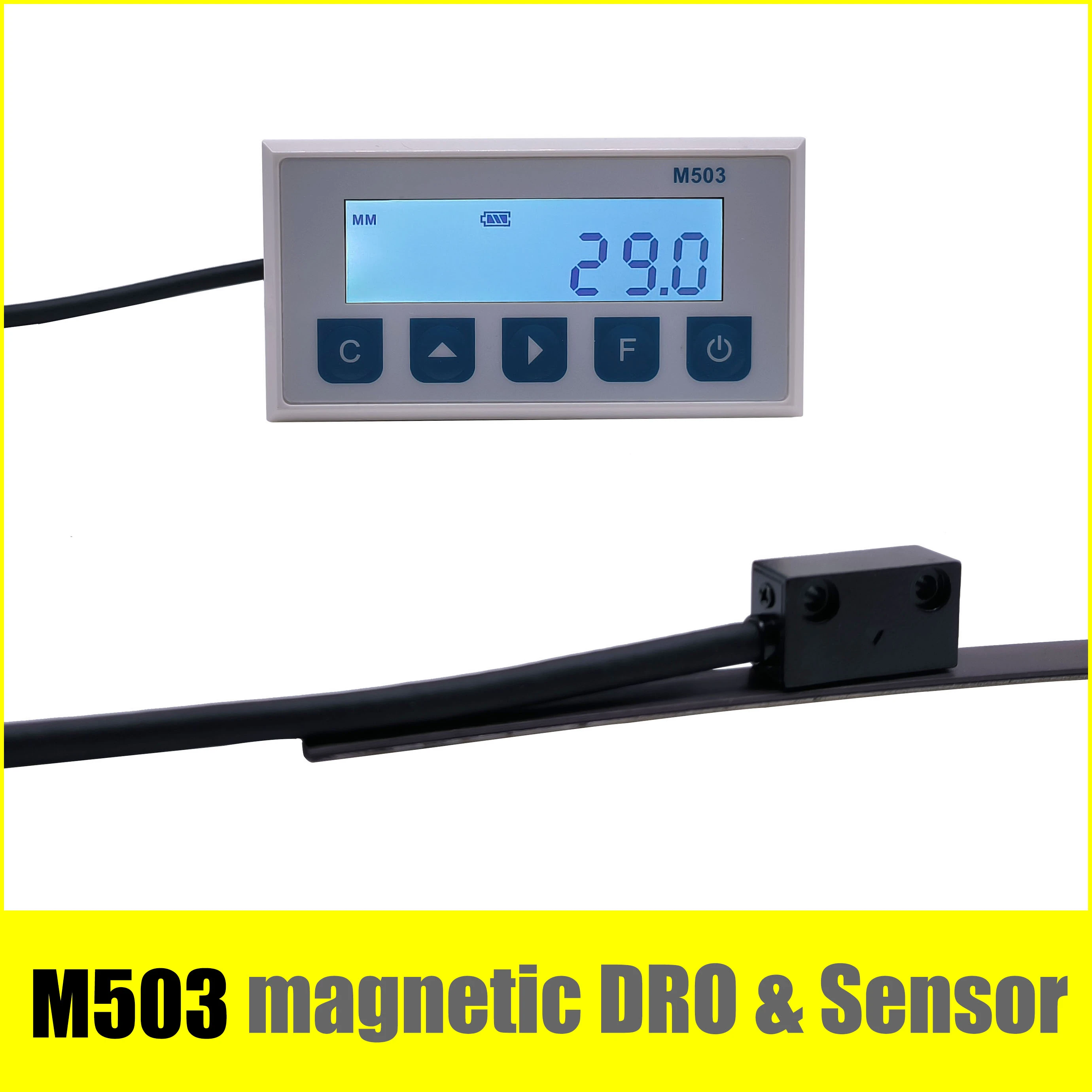 M503 Magnetic Scale DRO Display Integrated Embedded Magnet Measurement System Magnetic Tape with ...
