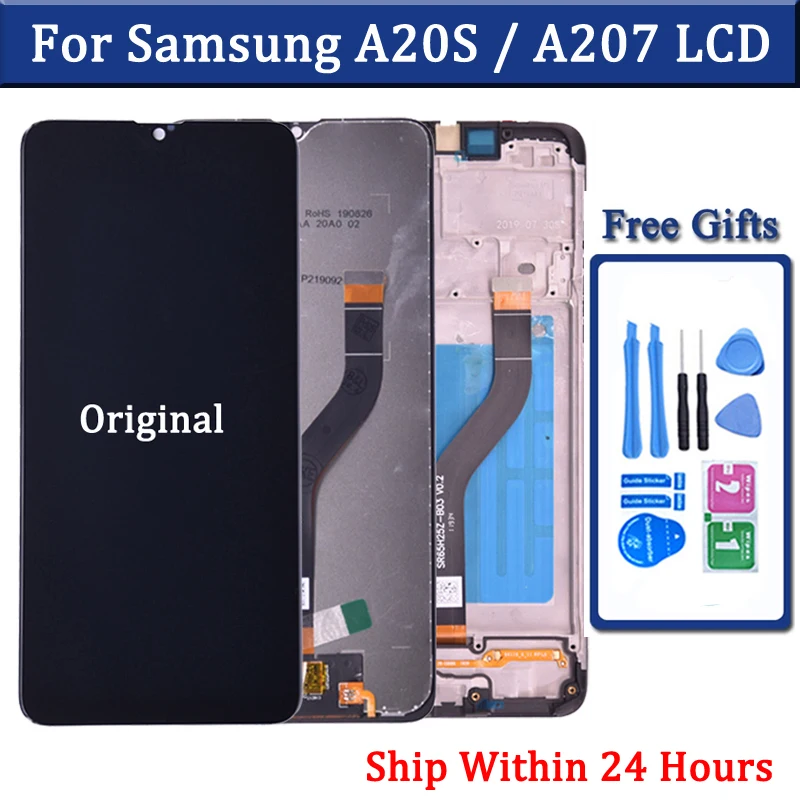 Original-For-Samsung-Galaxy-A20S-A207-LCD-Display-With-Touch-Screen ...