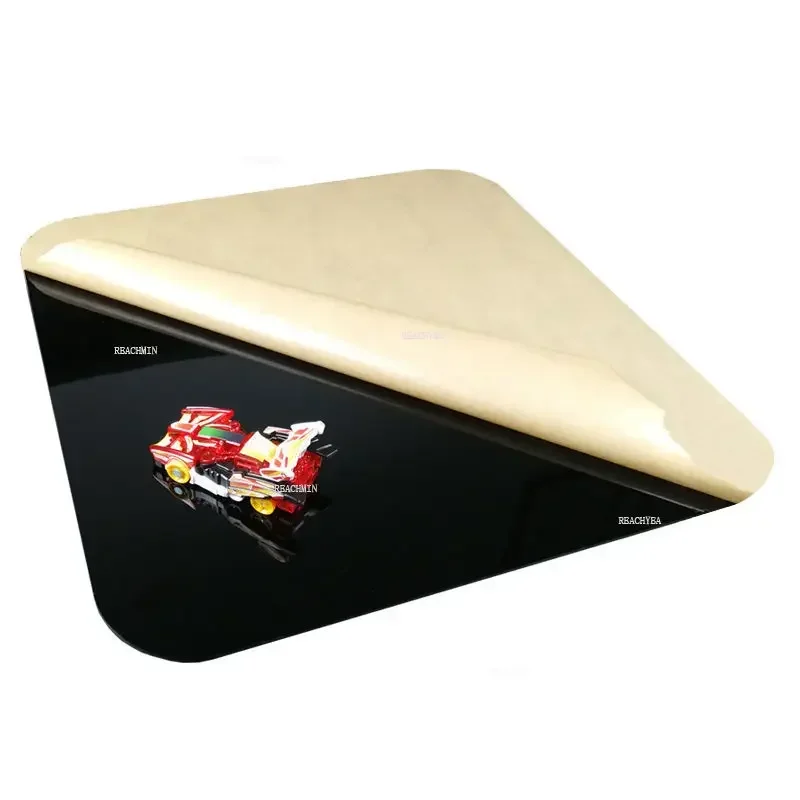 200mm-x-200mm-White-Black-Acrylic-Reflection-Plate-Square-Professional ...