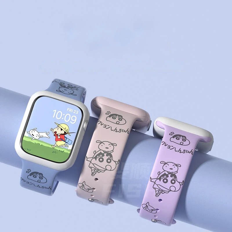 Anime-Crayon-Shin-Chan-Watch-Strap-Suitable-Iwatch-38-40-41-42Mm ...