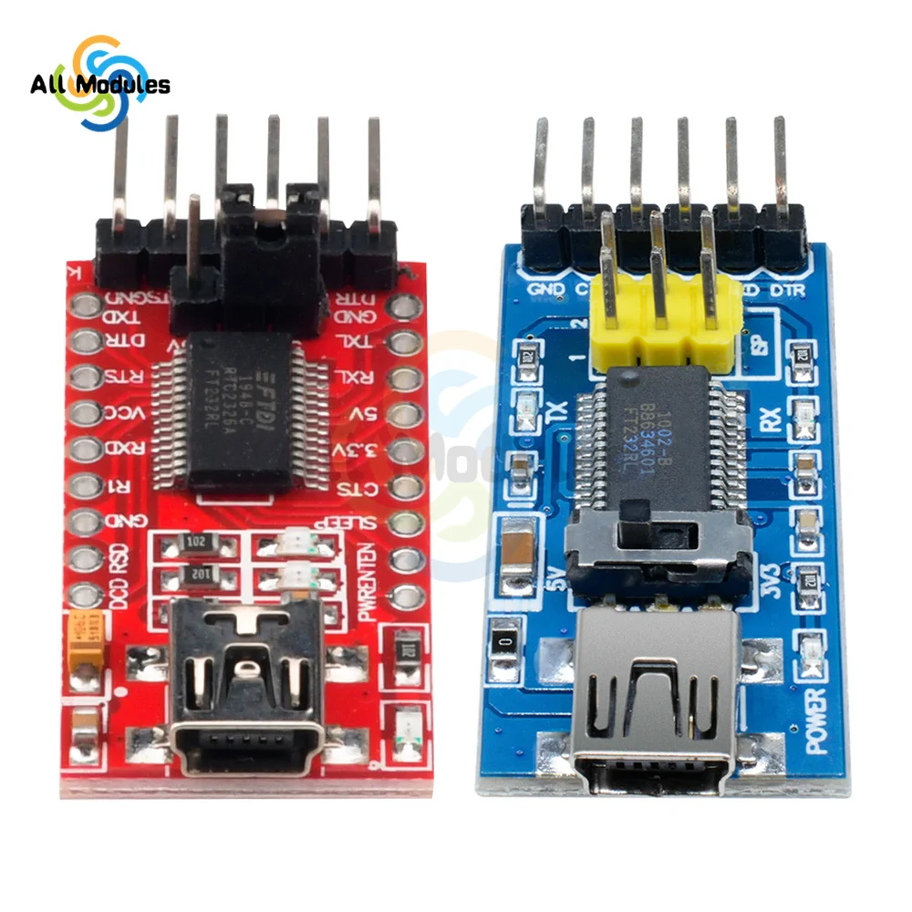 FT232RL FTDI USB 3.3V 5.5V to TTL Serial Adapter Module for Arduino ...