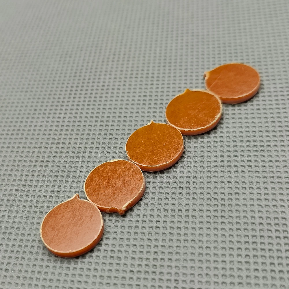 Bakelite Phenolic Brown Tip Pads thickness 1mm 2mm diameter 15mm ...