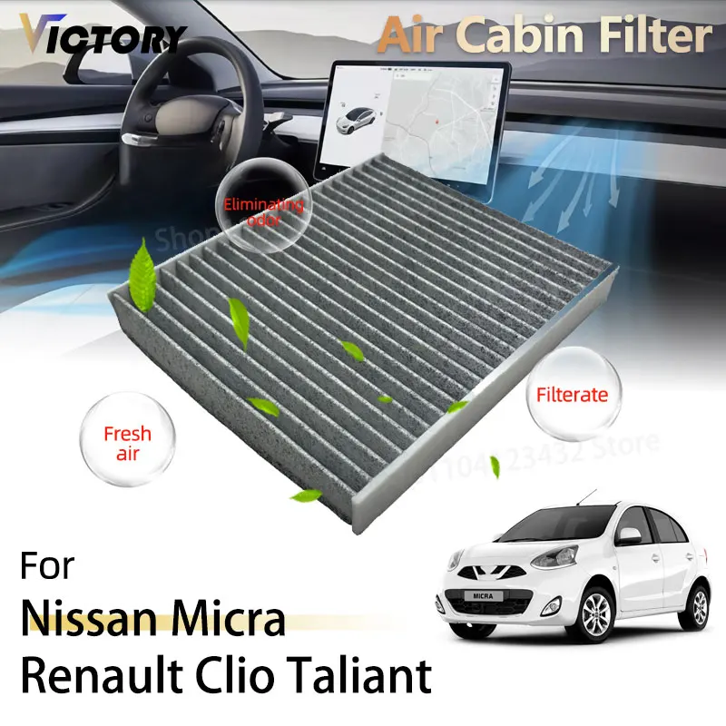 Car Air Cabin Filter For Nissan Micra K14 Renault Clio 4 Lutecia ...