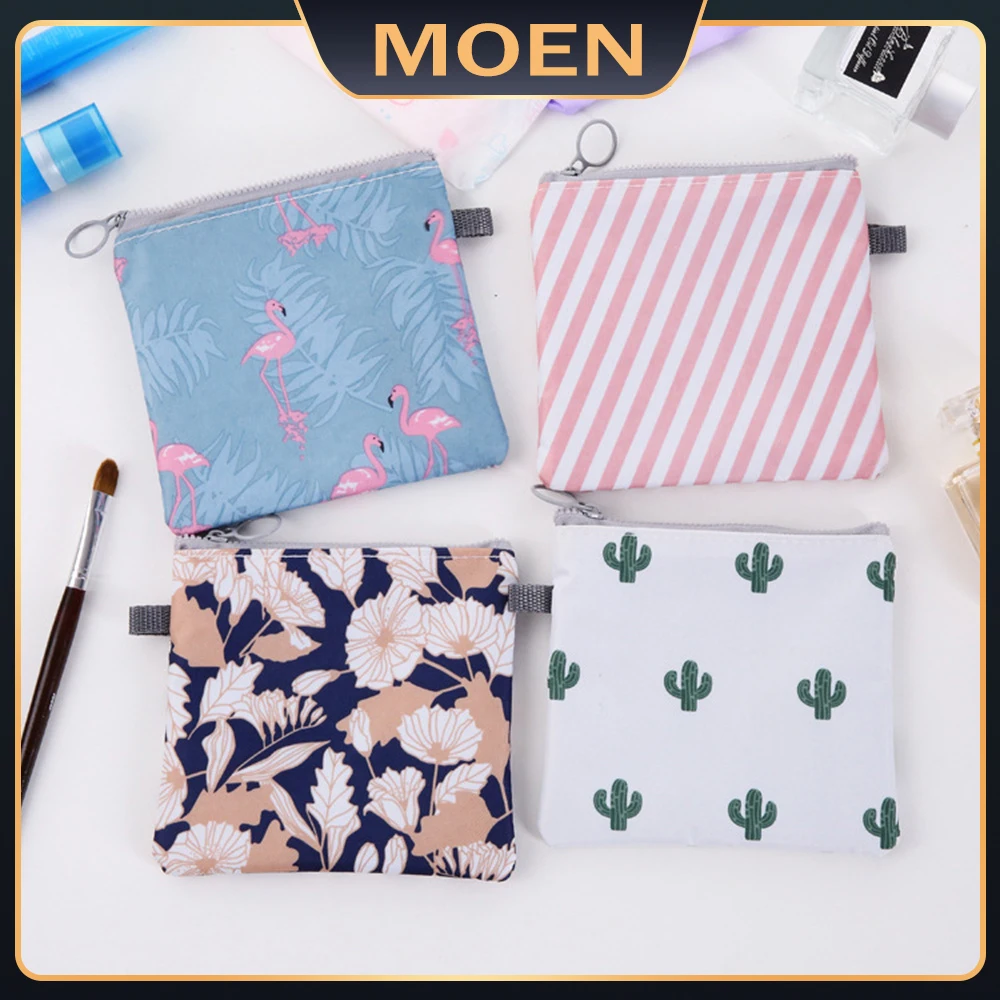 Girls-Mini-Portable-Pattern-Printed-Sanitary-Pad-Bags-Cosmetic-Bag ...