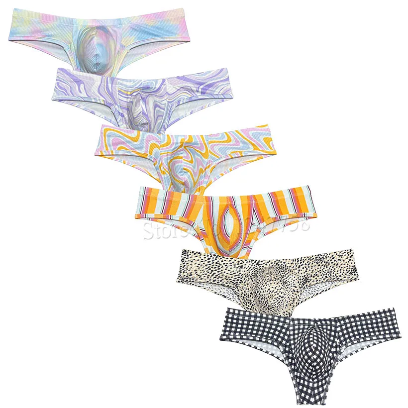 Sexy Bokserki Men's Bubble Knitted Fabric Underwear Panties Enhance ...