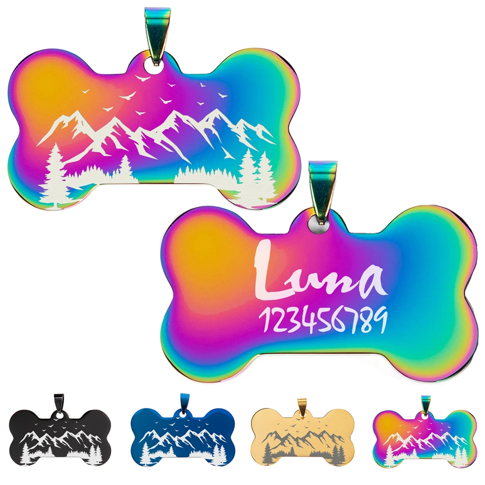 Personalized-Dog-Tag-Anti-lost-Pet-Name-Tags-Stainless-Steel-Tag-Free ...