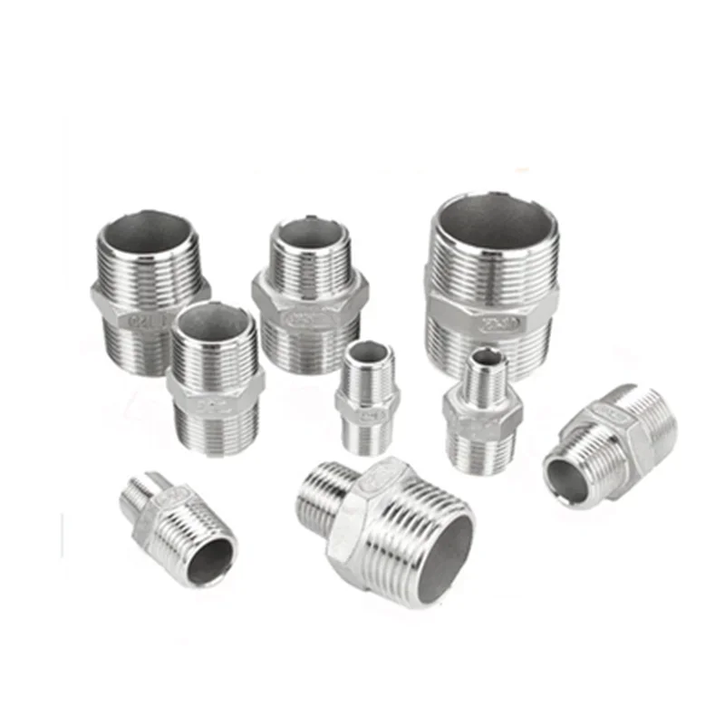 DN8-DN10-DN15-DN20-DN25-DN32-DN40-Male-Thread-Hex-Nipple-Union-304 ...