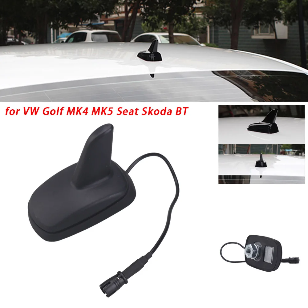 Shark-Fin-Antenna-Car-Roof-AM-FM-Radio-Aerial-Antenna-for-VW-Golf-MK4 ...