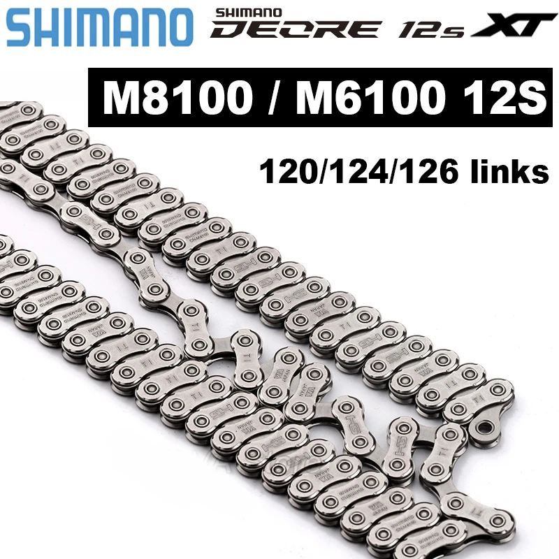 Shimano Deore XT M8100 12 Speed Chain M6100 HG Mountain Bike Chains HG ...