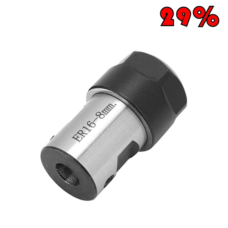 1PC ER16 Collet Chuck Spindle Extension Rod 5MM 6MM 8MM 10MM 12MM 14MM ...