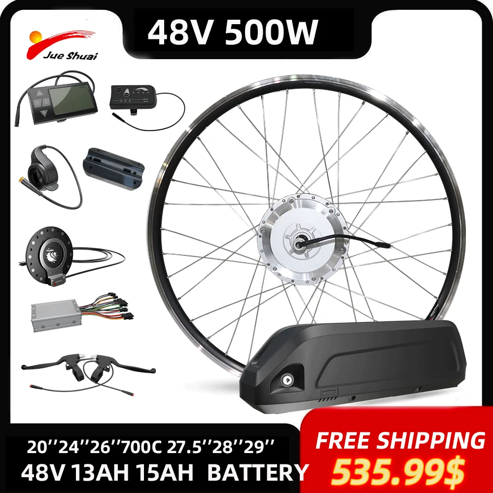 BAFANG-Wheel-Hub-Motor-Kit-with-Battery-Brushless-Motor-Kit-Electric ...