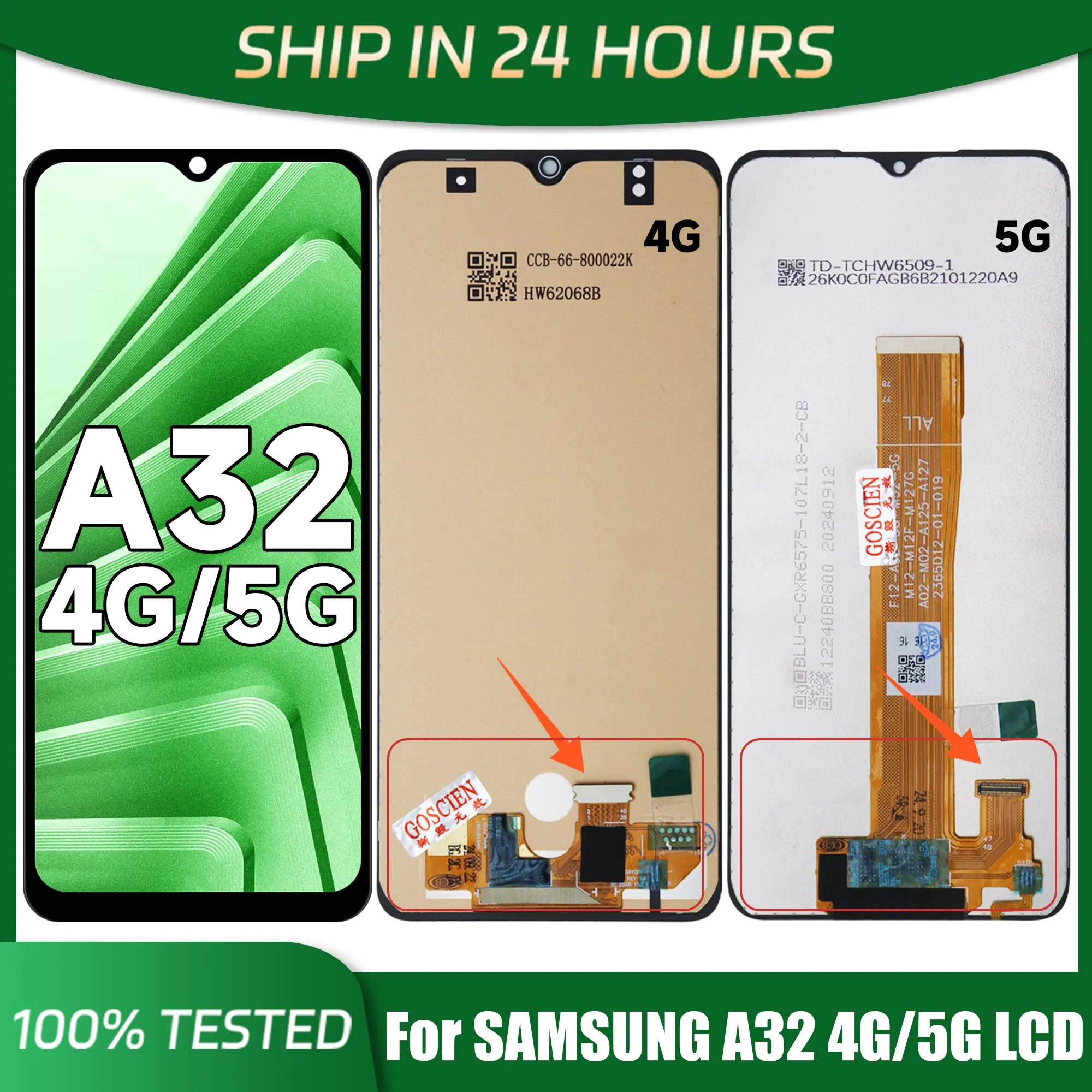 LCD For Samsung Galaxy A32 4G 5G LCD SM-A325F SM-A325M Display Touch ...