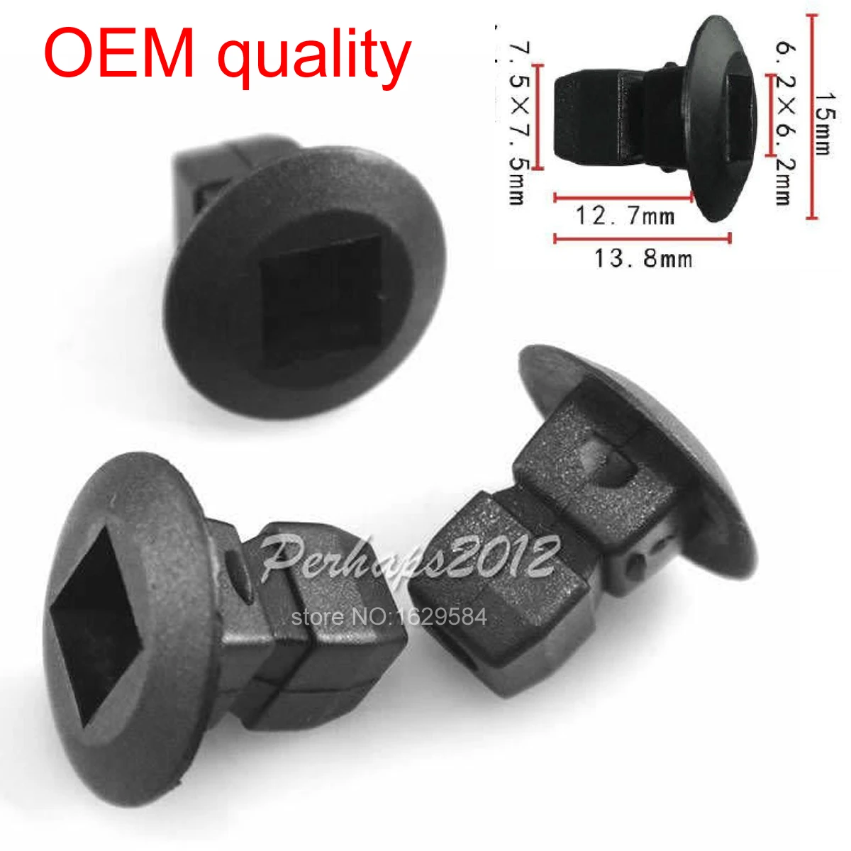 10/100/500x OEM Fender Apron Screw Grommet for VW N908-338-01 M4.2 ...