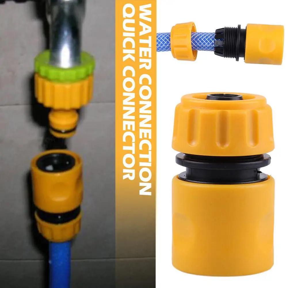 4-way-Water-Quick-Connect-Plastic-Quick-Stop-Joint-Water-Pipe-Water-Gun ...