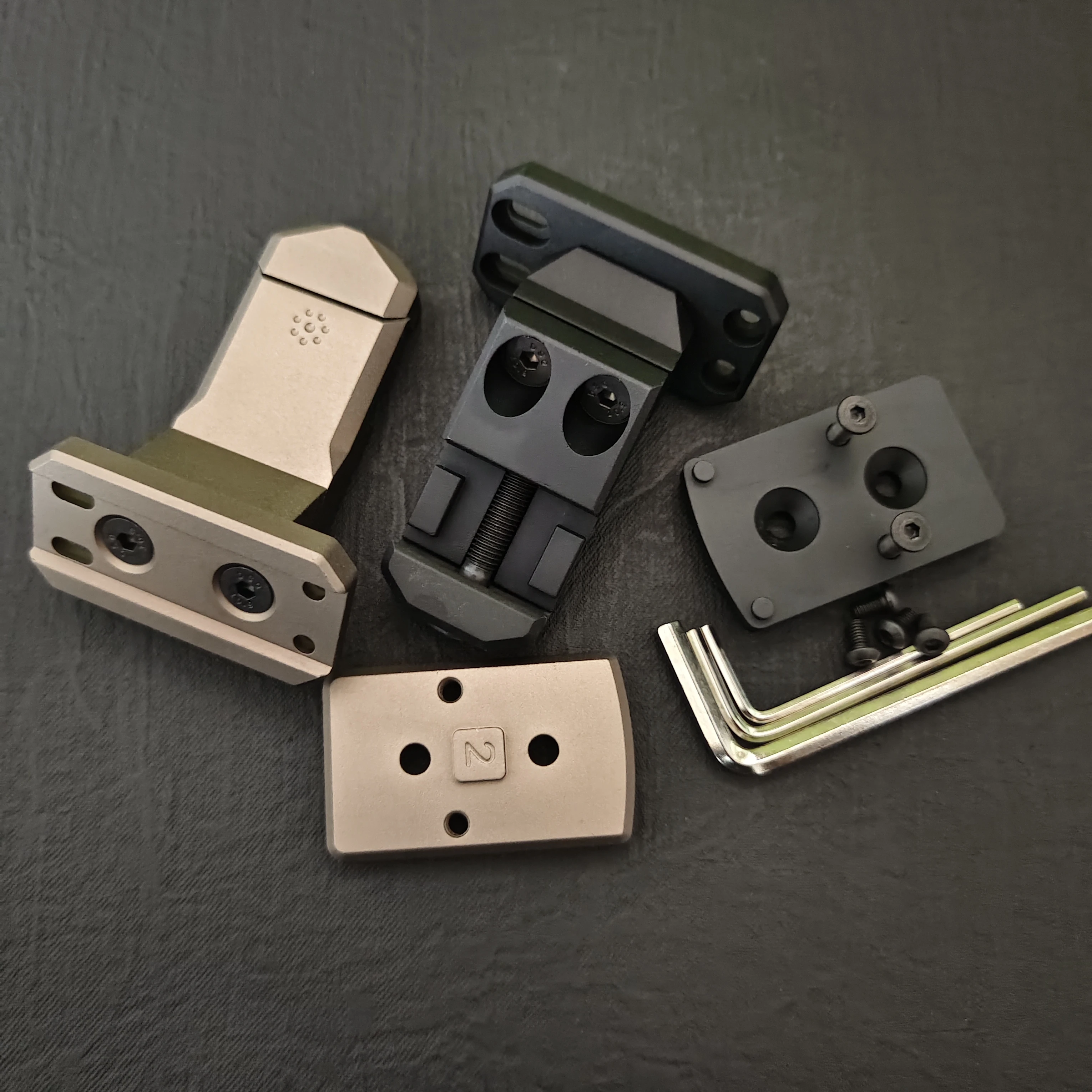 Airsoft Offset Optic Mount Voor mount Aimpoint Micro T1 T2 H1 H2 ...