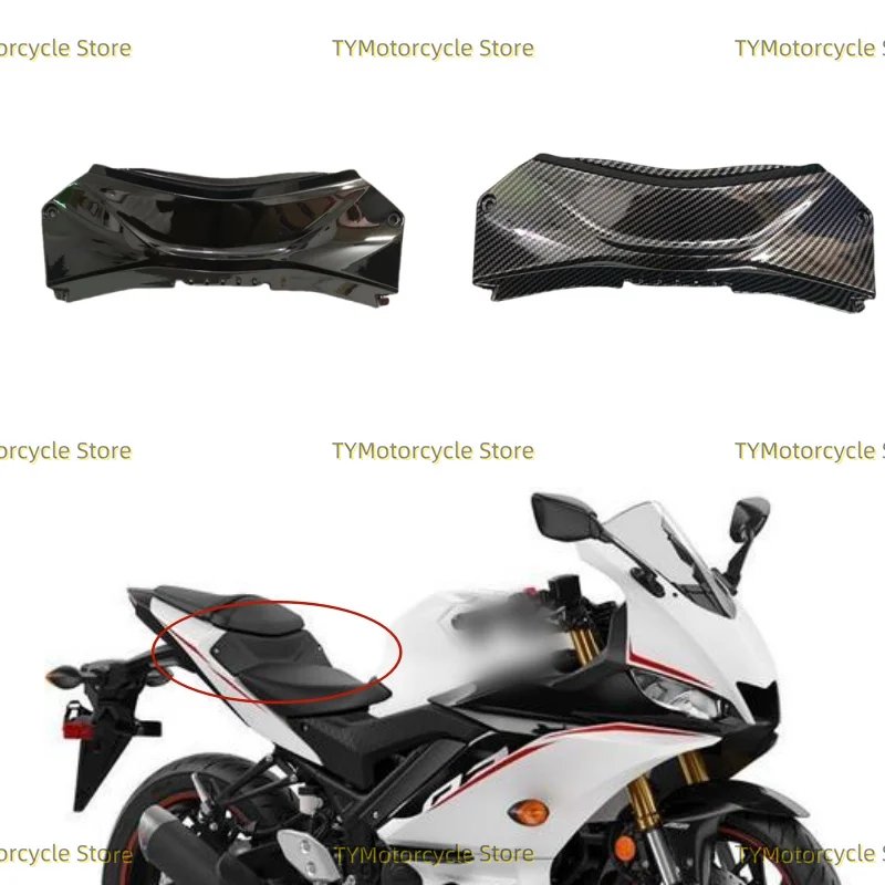 Motorcycle-Rear-Tail-Middle-Fairing-Cowling-Fit-For-YAMAHA-YZF-R25-YZF ...