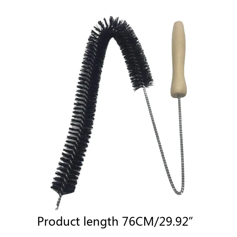 Wood Handle Long Cleaning Brush Water Pipe Drainage Dredge Tool ...