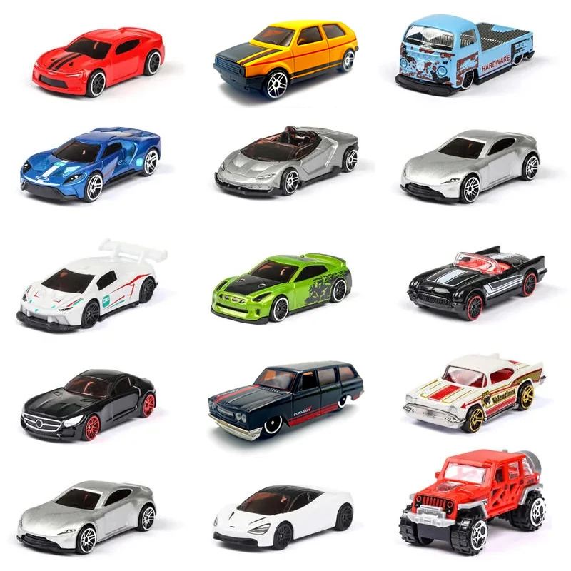 5Pcs-Set-Diecast-Simulation-1-64-Mini-kids-Toy-Car-Vehicle-Sliding ...
