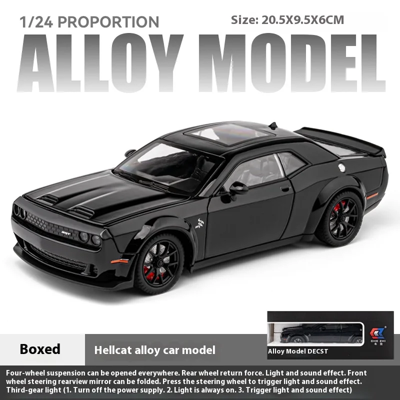 1-24-Dodge-Challenger-SRT-Hellcat-Redeye-Muscle-Alloy-Diecast-Car-Model ...