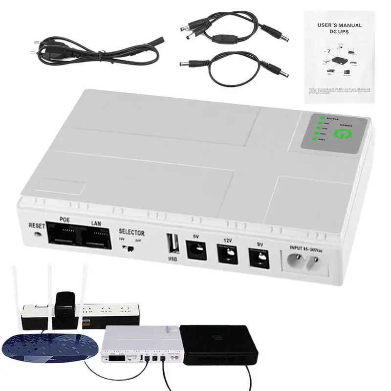 Router Power Supply Modem Mini Power Uninterruptible Router Battery ...