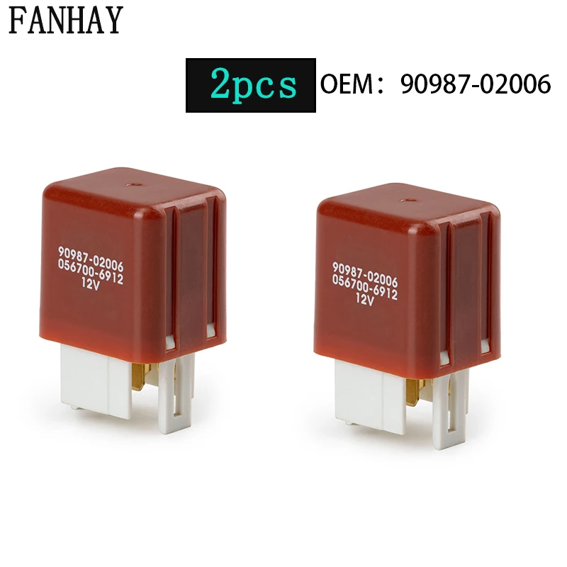 12V-4Pin-For-Toyota-Water-Tank-Fan-Relay-90987-02006-056700-6912-90987 ...