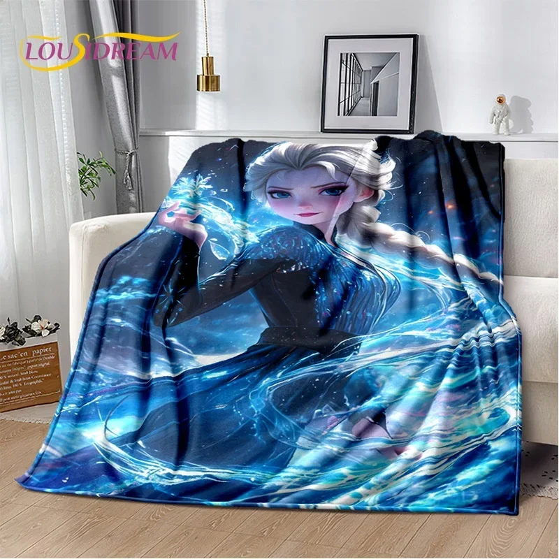 Disney-Frozen-Elsa-Princess-Snow-Queen-Cartoon-3D-Soft-Flannel-Blanket ...