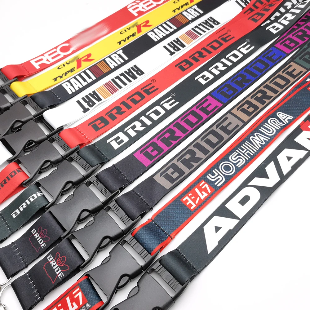 JDM-Car-Lanyard-Bride-Racing-Car-Key-Strap-Car-Key-Lanyard-Neck-Strap ...