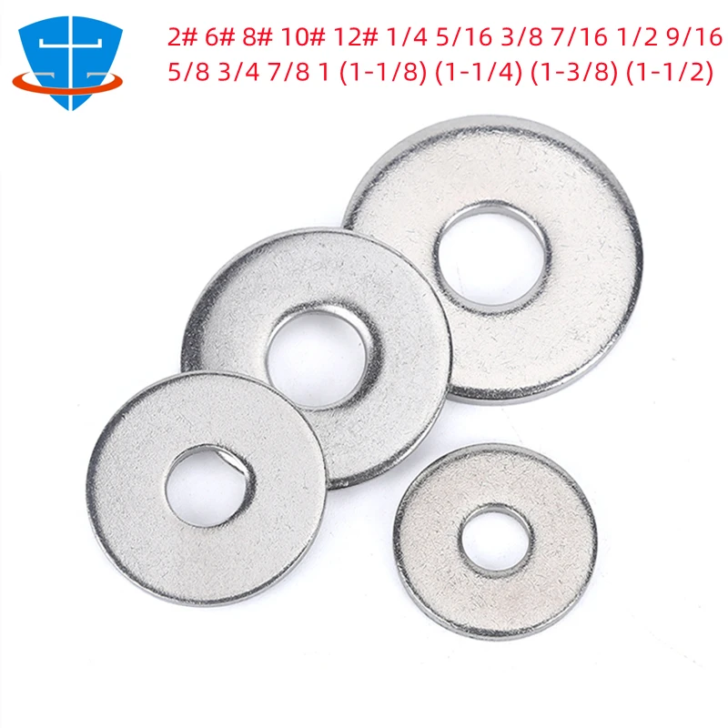 304 Stainless Steel Gasket Rings Spacer | 304 Stainless Steel Flat Washer - 50pcs 6 8 - Aliexpress