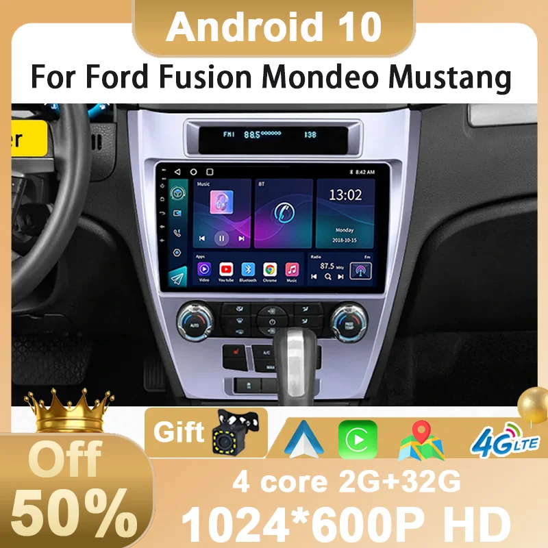 Factory-price-Android-10-For-Ford-Fusion-Mondeo-Mustang-2009-2010-2012 ...